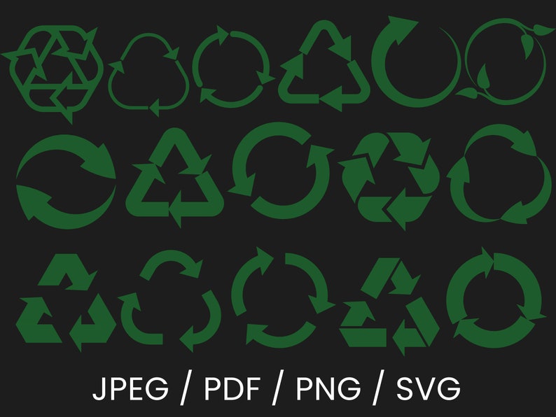 Recycle Symbol SVG, Recycle Symbol, Recycle Arrows Svg, Recycle Symbol ...