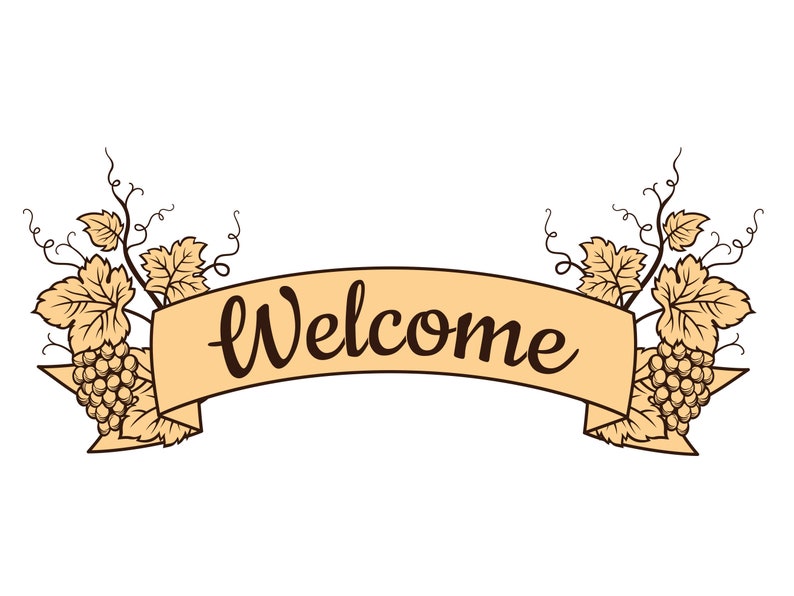 Welcome Welcome SVG Welcome Clipart Design Welcome Home - Etsy