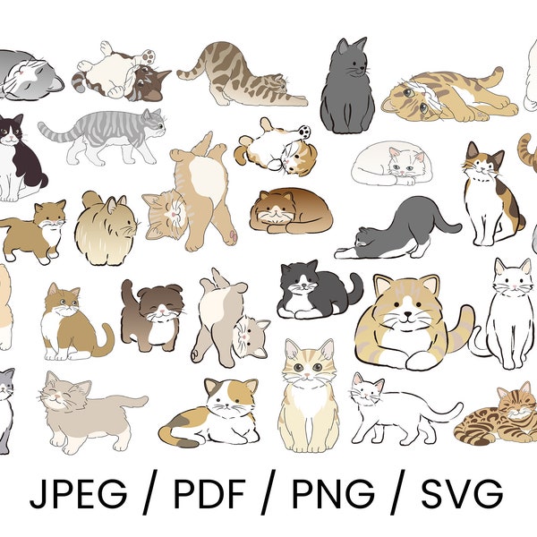 Kawaii Kittens - Etsy