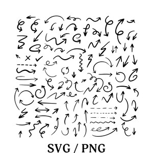 100+ Hand Drawn Arrow Svg Bundle, Arrow Svg Bundle, Hand Drawn Arrow ...