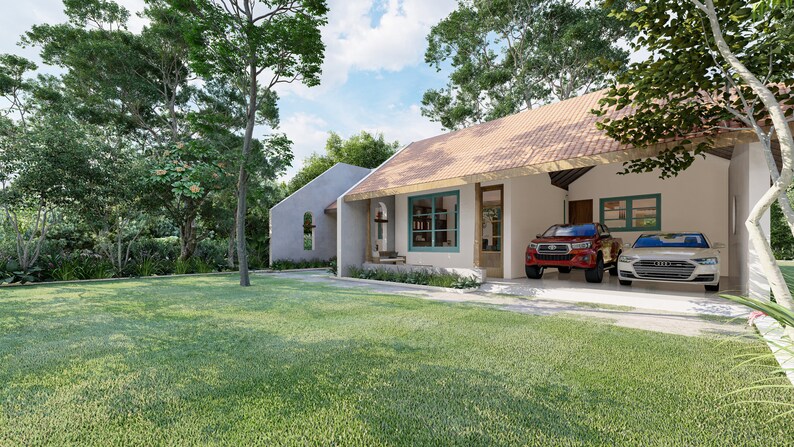 Center Courtyard House Design Interior Design Traditional - Etsy