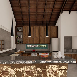 Center Courtyard House Design , Interior Design, Traditional Modern ...