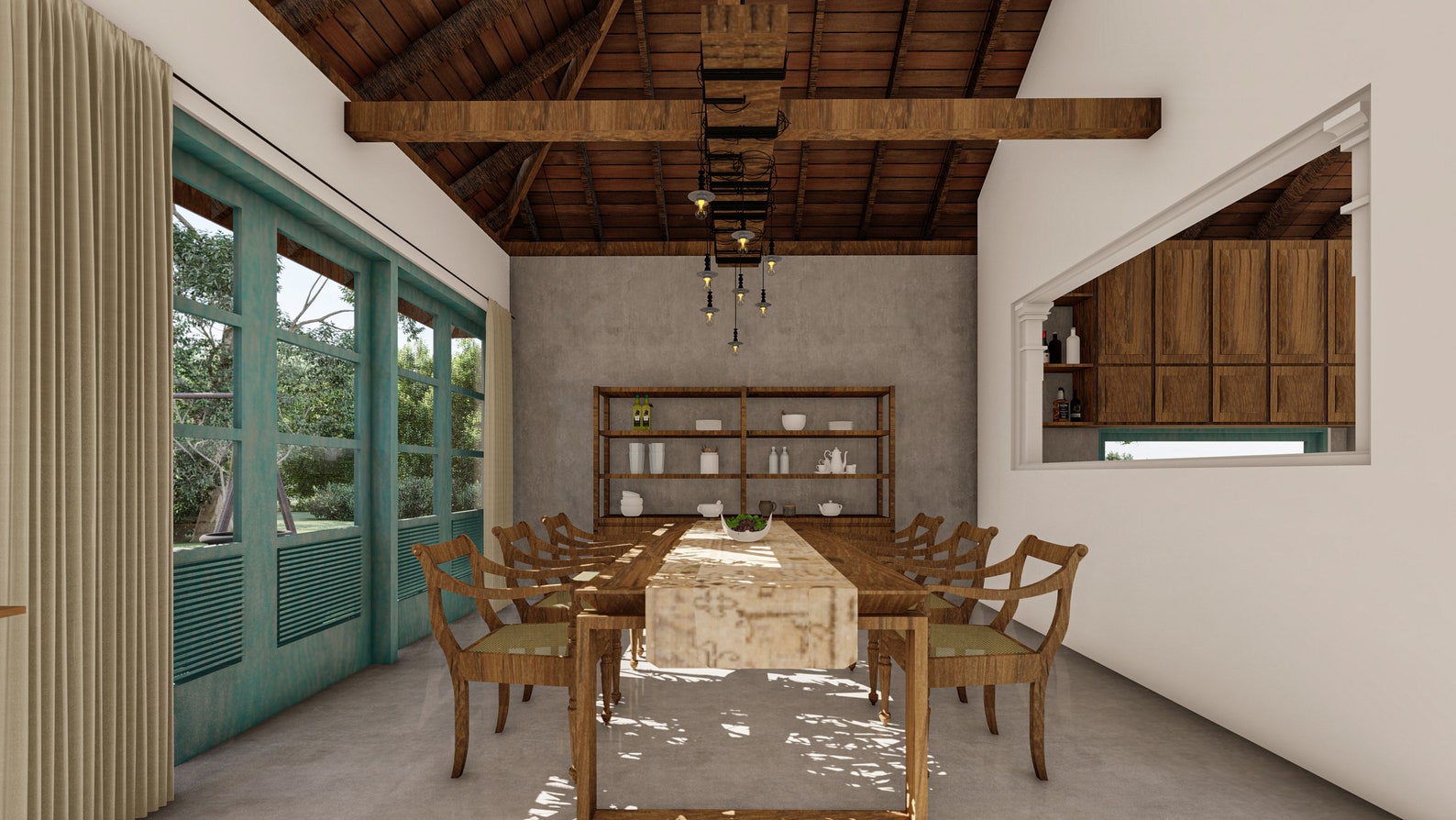 Center Courtyard House Design Interior Design Traditional - Etsy