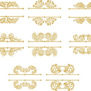 Golden Frame Bundle,gold Frame Svg, Circle Frame Svg,gold Border Frame ...