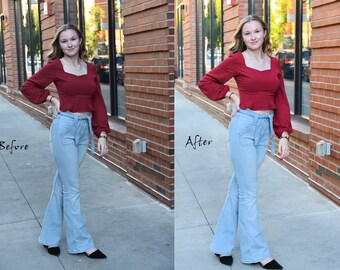 Model/portrait Retouching Photo Editing Photoshop Photo - Etsy