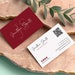 Red & White Business Card Template Business Card Red - Etsy