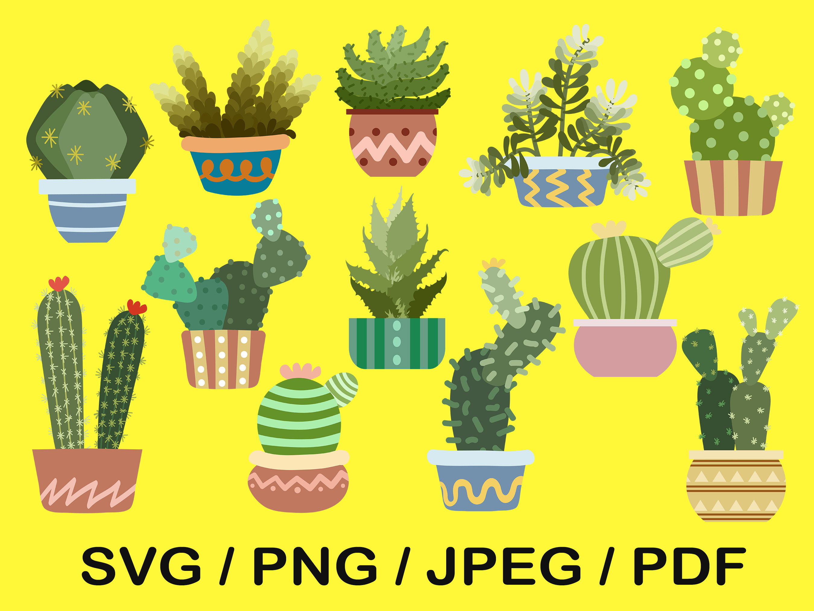Cactus SVG Cactus Png Bundle Cactus Svg Bundle Cricut Cut - Etsy