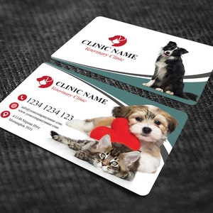 Animal Clinic Business Card ,clinic Business Card Template, Business ...