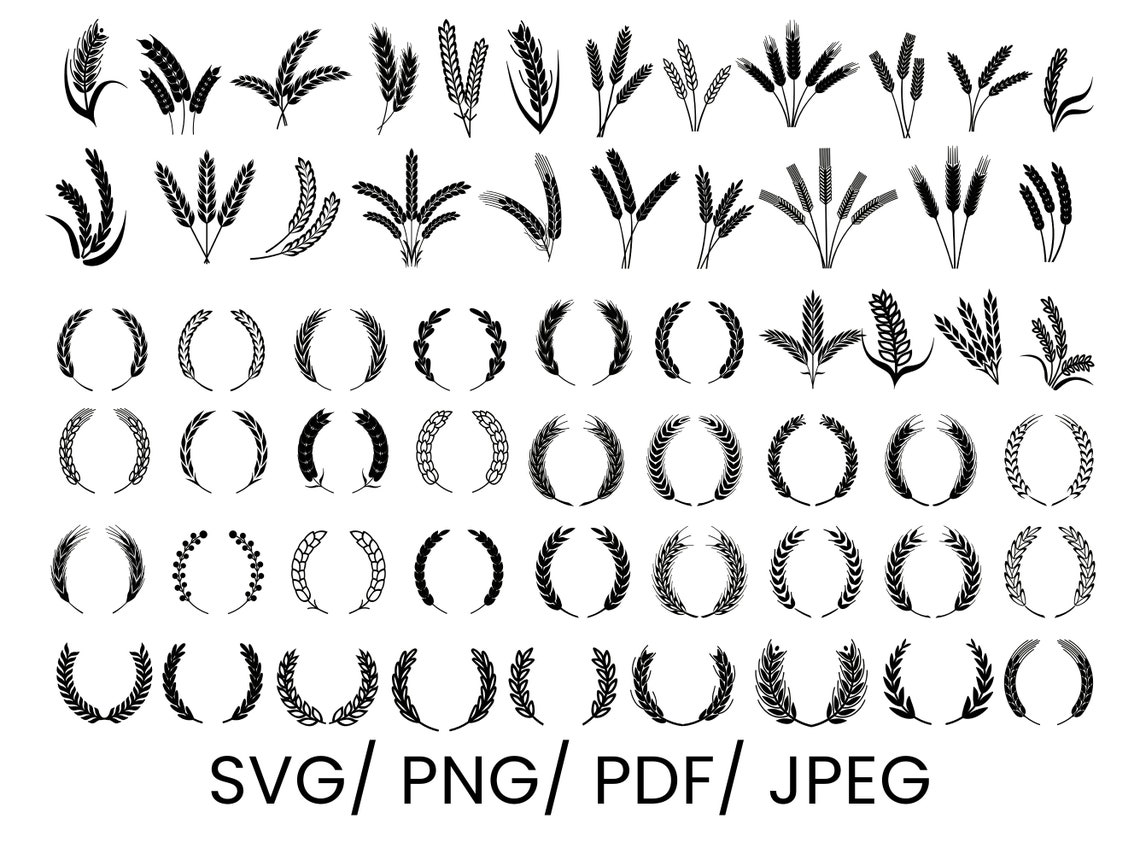 Wheat SVG Bundle Wheat SVG Grain Svg Wheat SVG Grain Svg - Etsy