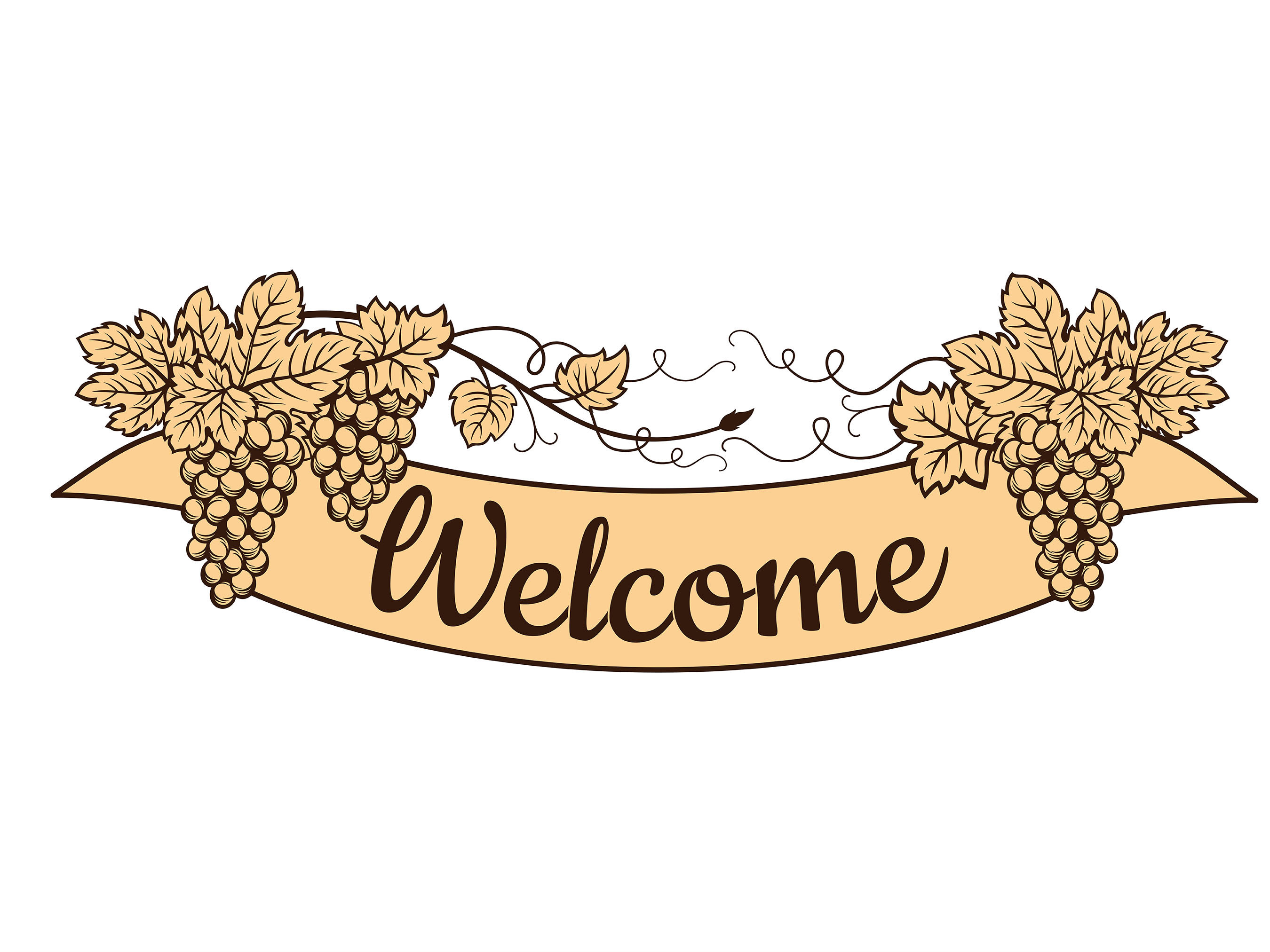 Welcome Vintage Welcome SVG Welcome Clipart Design Welcome - Etsy