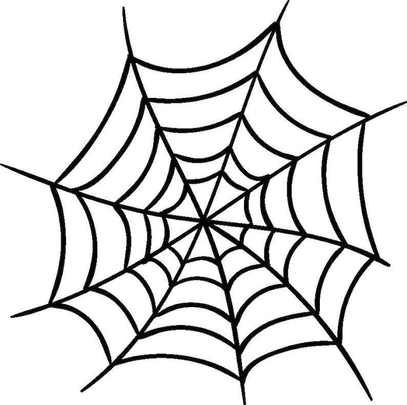 Spider Web SVG / Spiders and Spider Web SVG Files / Clipart - Etsy