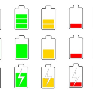 Battery Clipart, Battery Vector, Battery Svg, Battery Png, Battery ...
