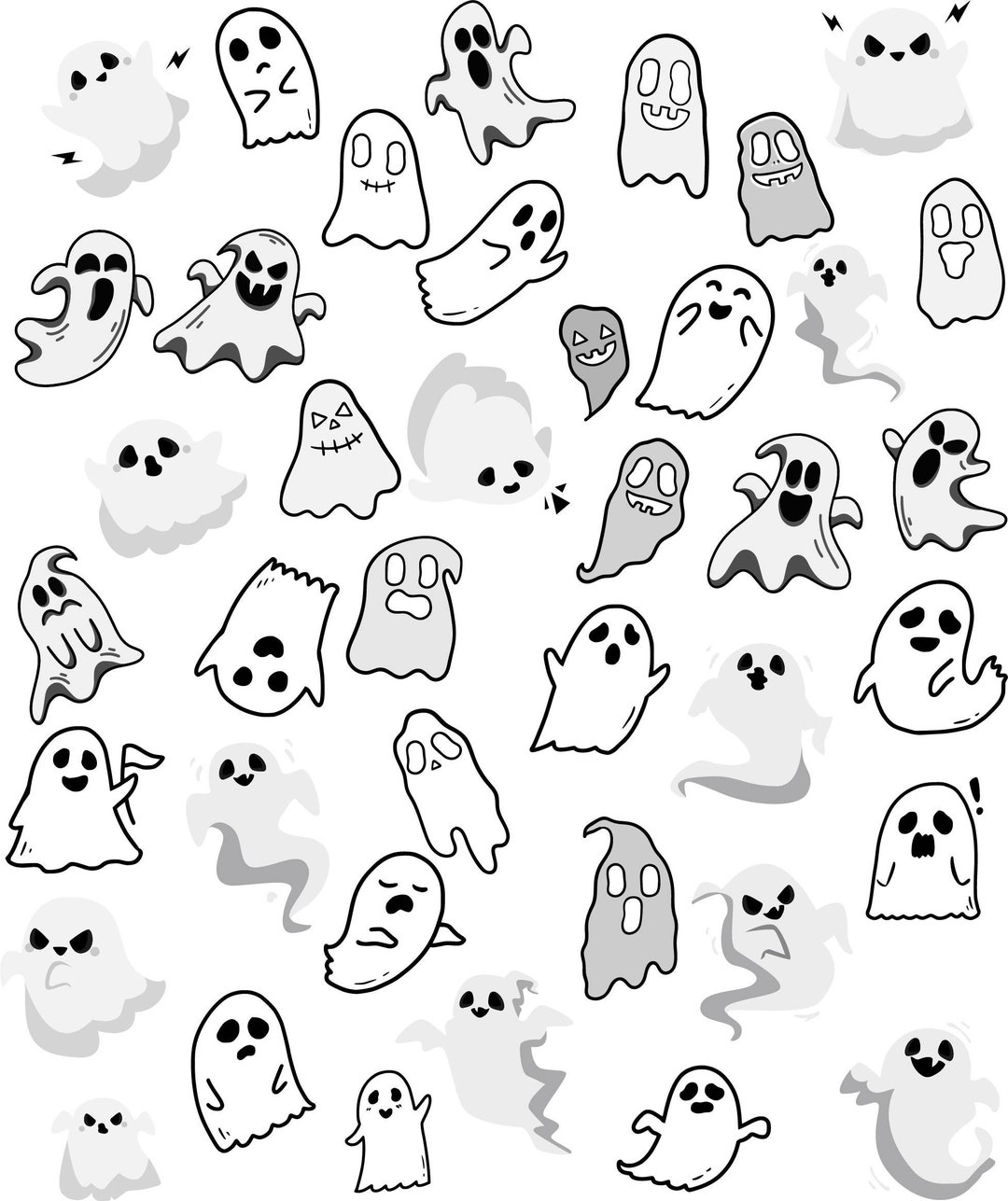 Cute Horror, Horror Cute Character, Cute Horror Svg, Png Character ...