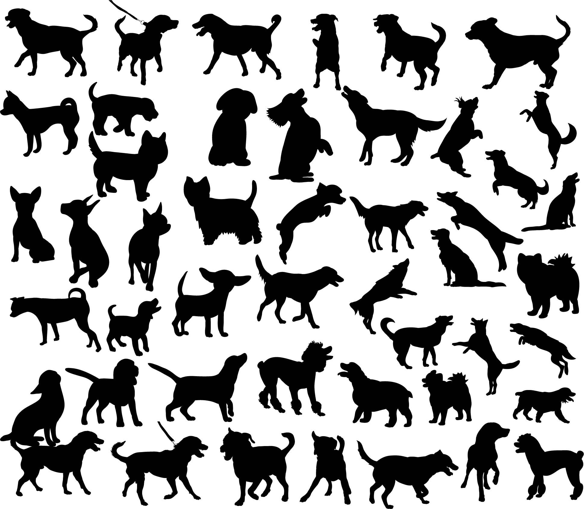 Dog Breed Silhouette Dog Breed SVG Dog Silhouette Png Dog - Etsy Australia