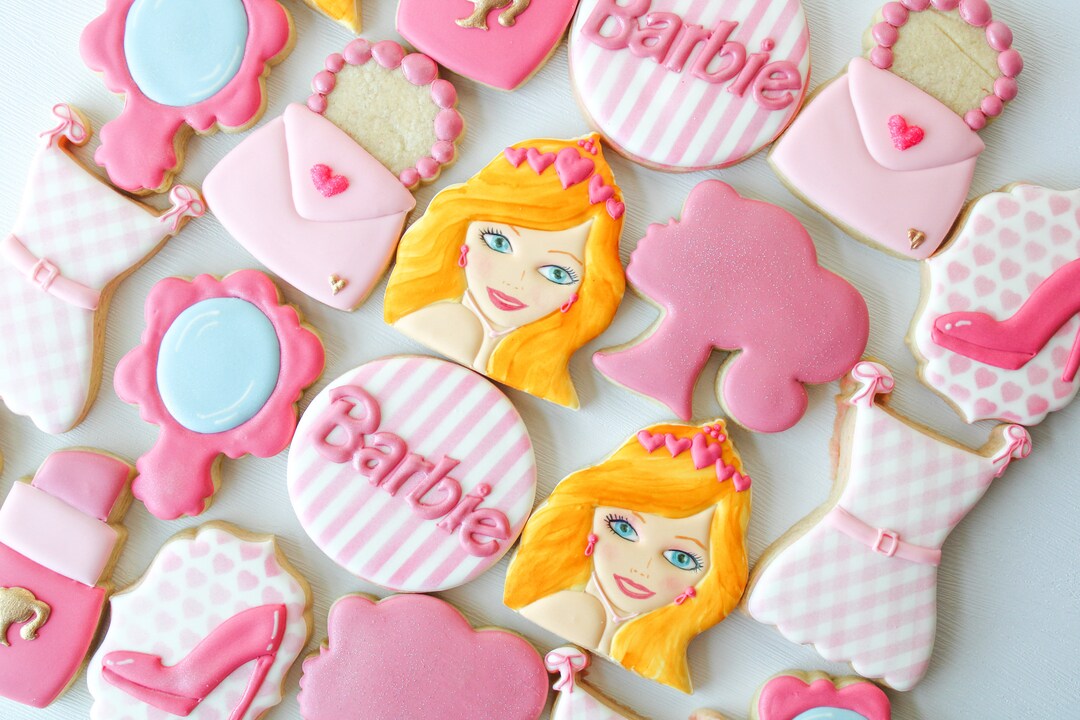 2 Dozen Barbie Decorated Cookies | Customizable Wording and Colors! - Etsy