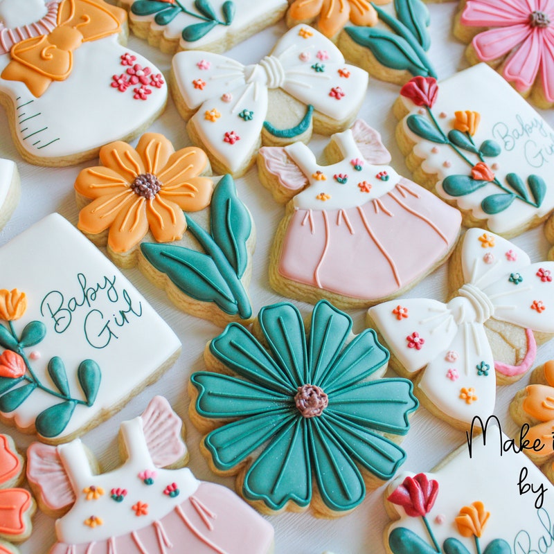 Flower Girl Cookie - Etsy