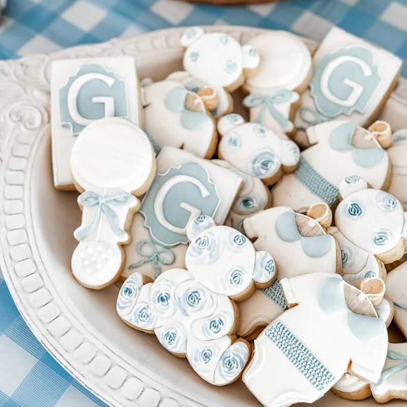 Baby Boy Cookies - Etsy