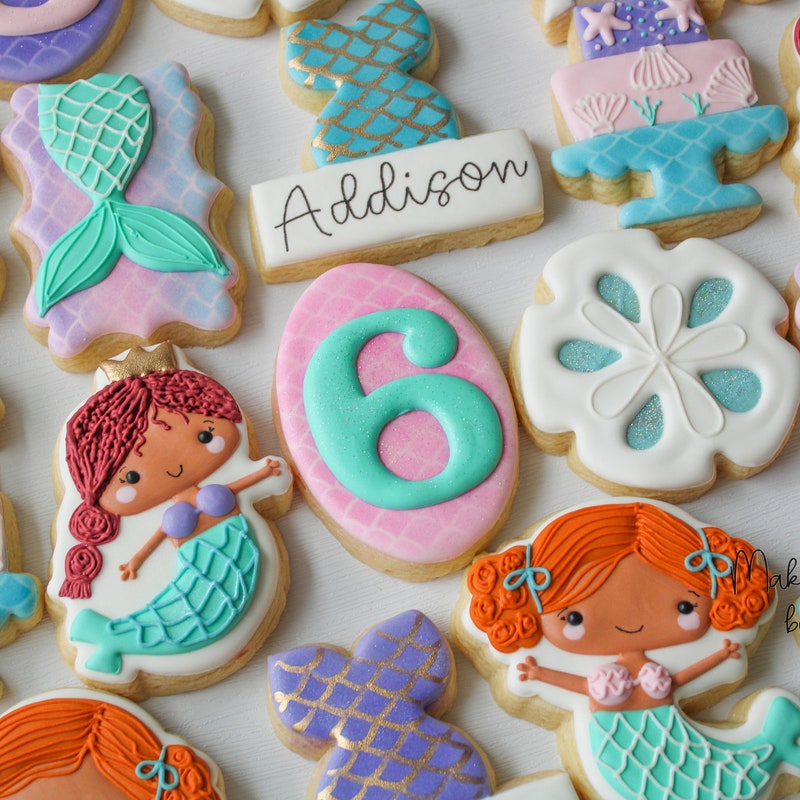 Mermaid Cookies - Etsy