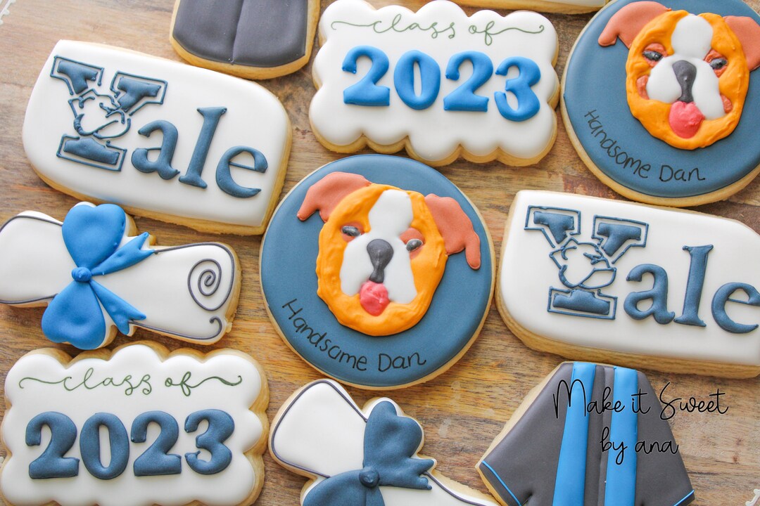 2 Dozen Custom Graduation Cookies | Customizable Wording and Colors! - Etsy