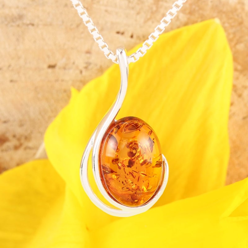 Amber Pendant - Etsy