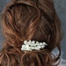 AVA HAIR PIN Floral Hair Pins Hair Accessory Wedding Hair Style Bridal ...