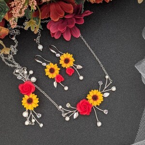 Sunflower Necklace - Stunning Sunflower Design in Silver - Perfect Gift ...