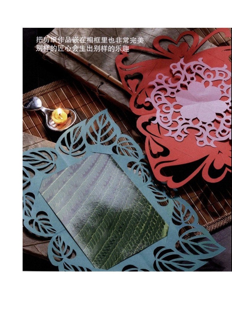 101 CUT PAPER Pattern-“colorful Cut Paper Art-part 2”-japanese Craft E ...