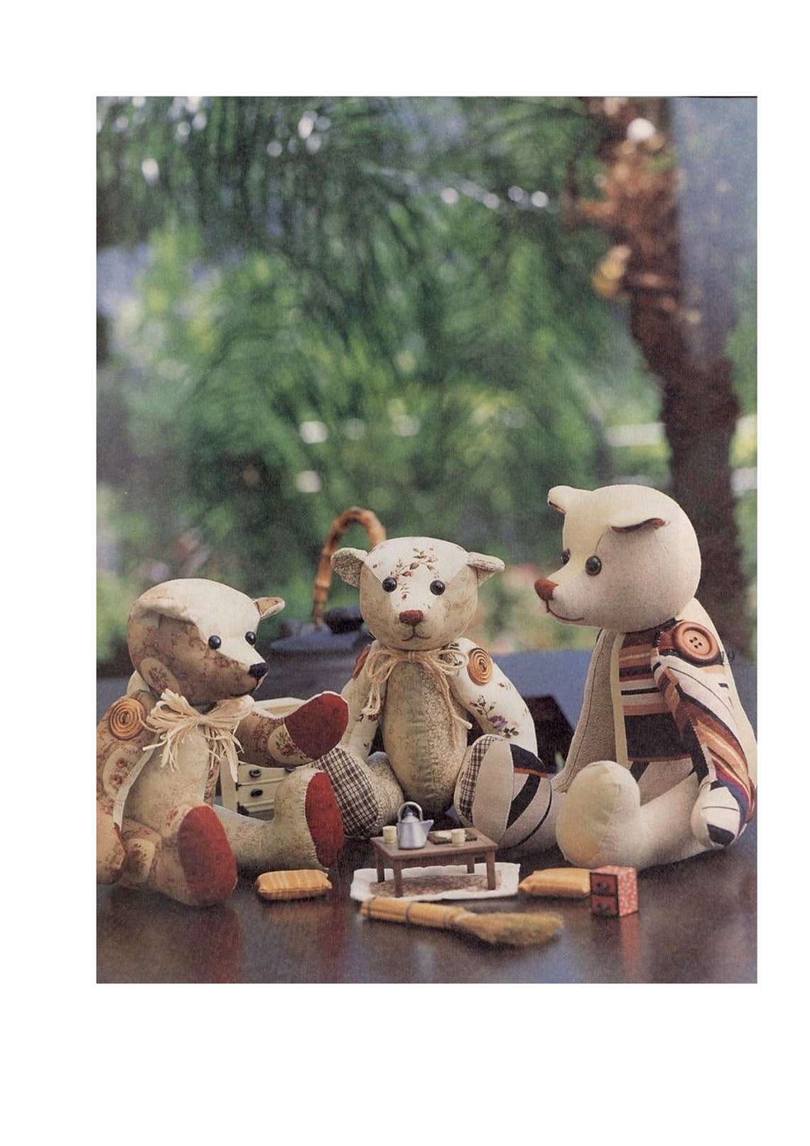 SEWING TEDDY BEAR Pattern-“teddy Bear”-full Complete Japanese Craft E ...