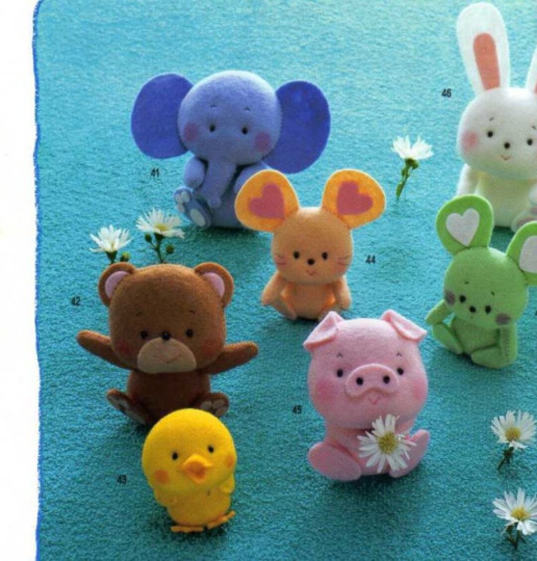 Japanese Felt the New Design Felt Mascot Toys-sewing Pattern,pdf-file ...