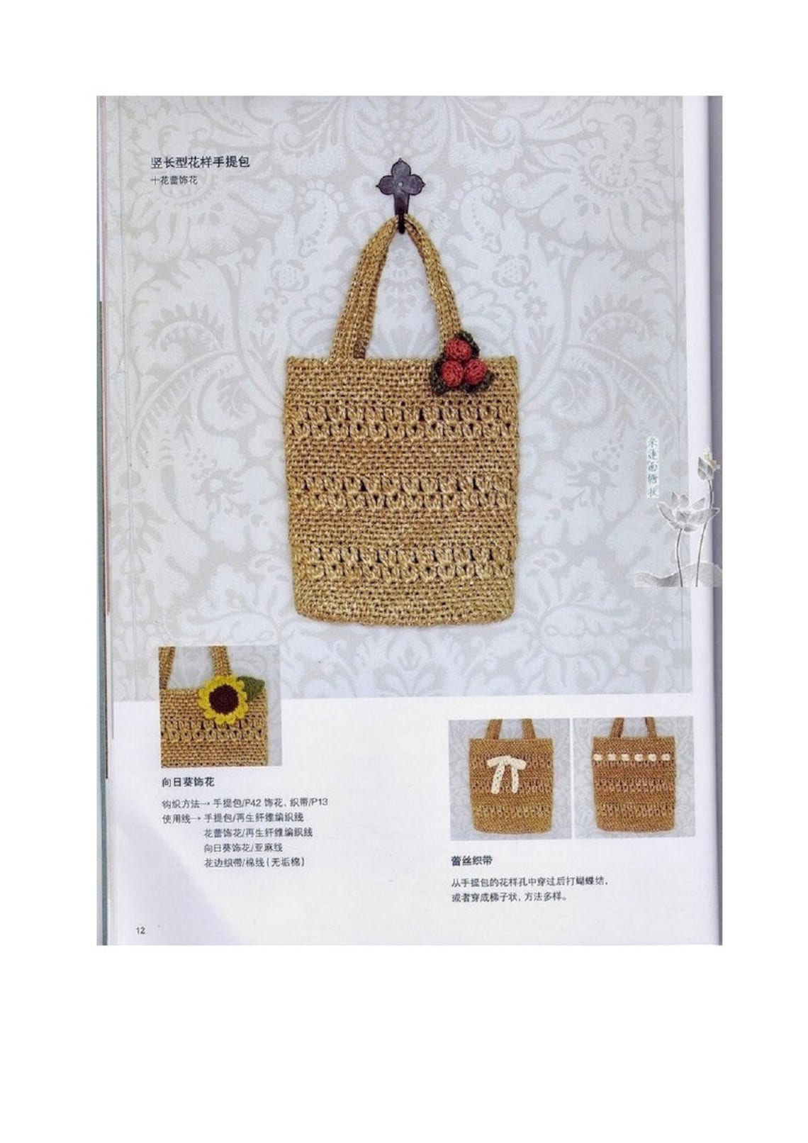 25 JAPANESE LACE CROCHET Pattern-“lace Crochet”-japanese Craft E-book ...