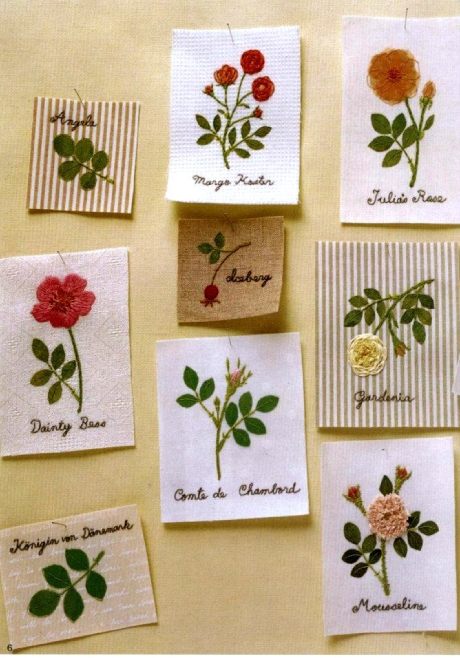 JAPANESE EMBROIDERY Patterngarden Roses-kazuko - Etsy