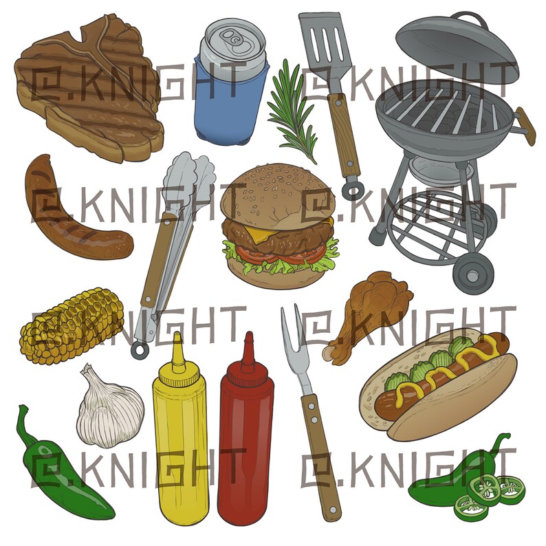 Barbeque Clipart - BBQ Clip Art - Barbecue Stock Images - Barbeque ...
