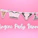 Lingerie Party Banner, Bachelorette Party Banner, Lingerie Party ...