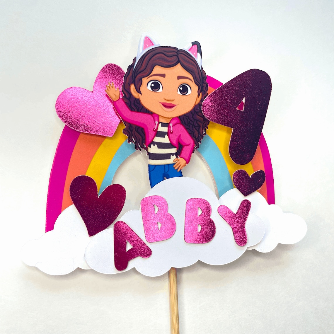 Gabby's Dollhouse Cake Topper Gabby Dollhouse Birthday - Etsy