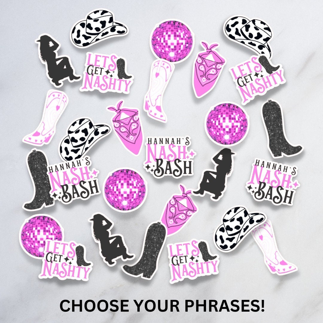 Nashville Bachelorette Decor, Bachelorette Party Confetti, Nashville ...