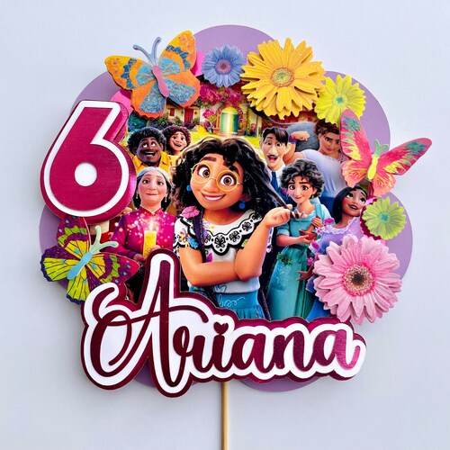 Encanto Cake Topper With Name and Age Birthday Decor - Etsy