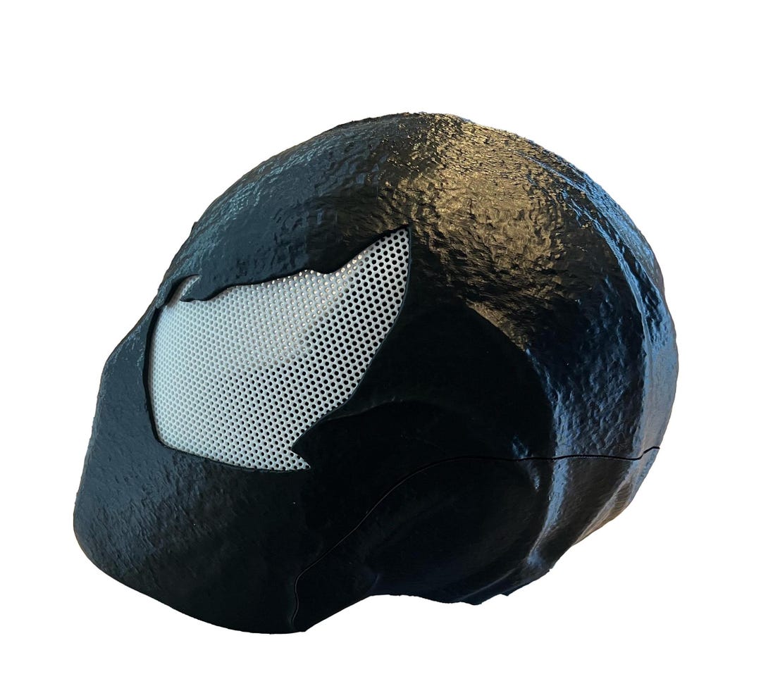 3D Printed Symbiote Spider-man Helmet (playstation Version) - Etsy