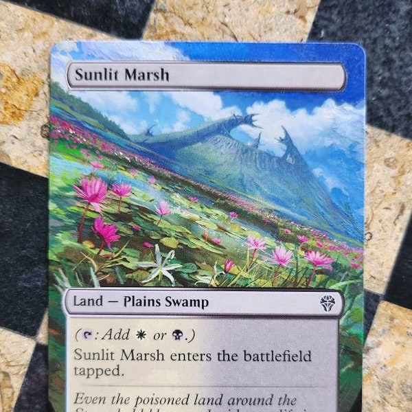 Painted Magic Card - Etsy