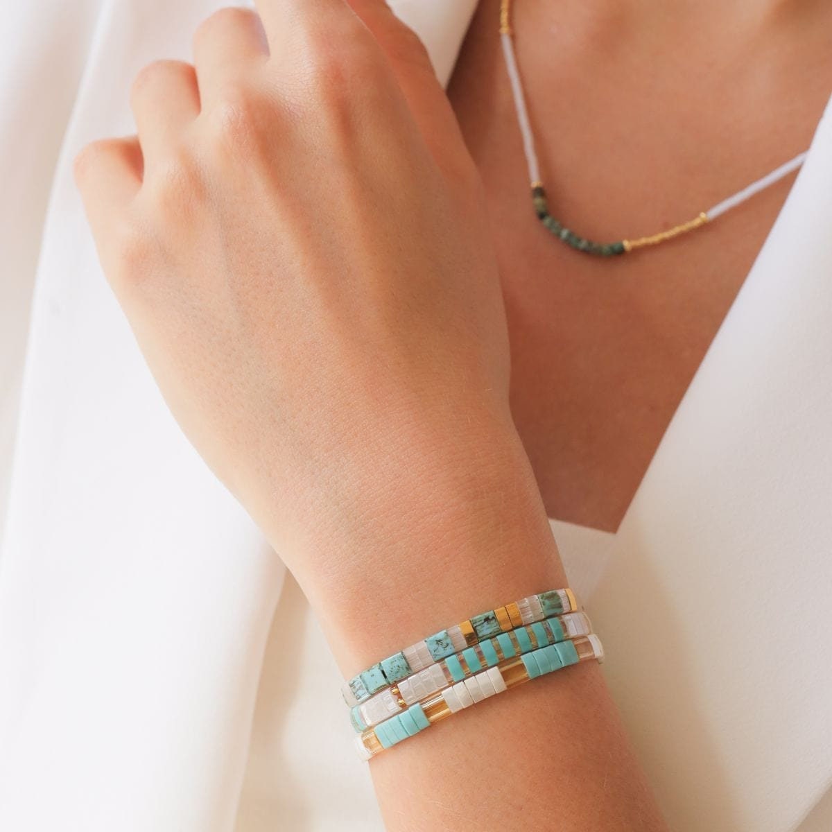 Eden Set: Eden, Juna and Sema Bracelets With Authentic Japanese Pearls ...