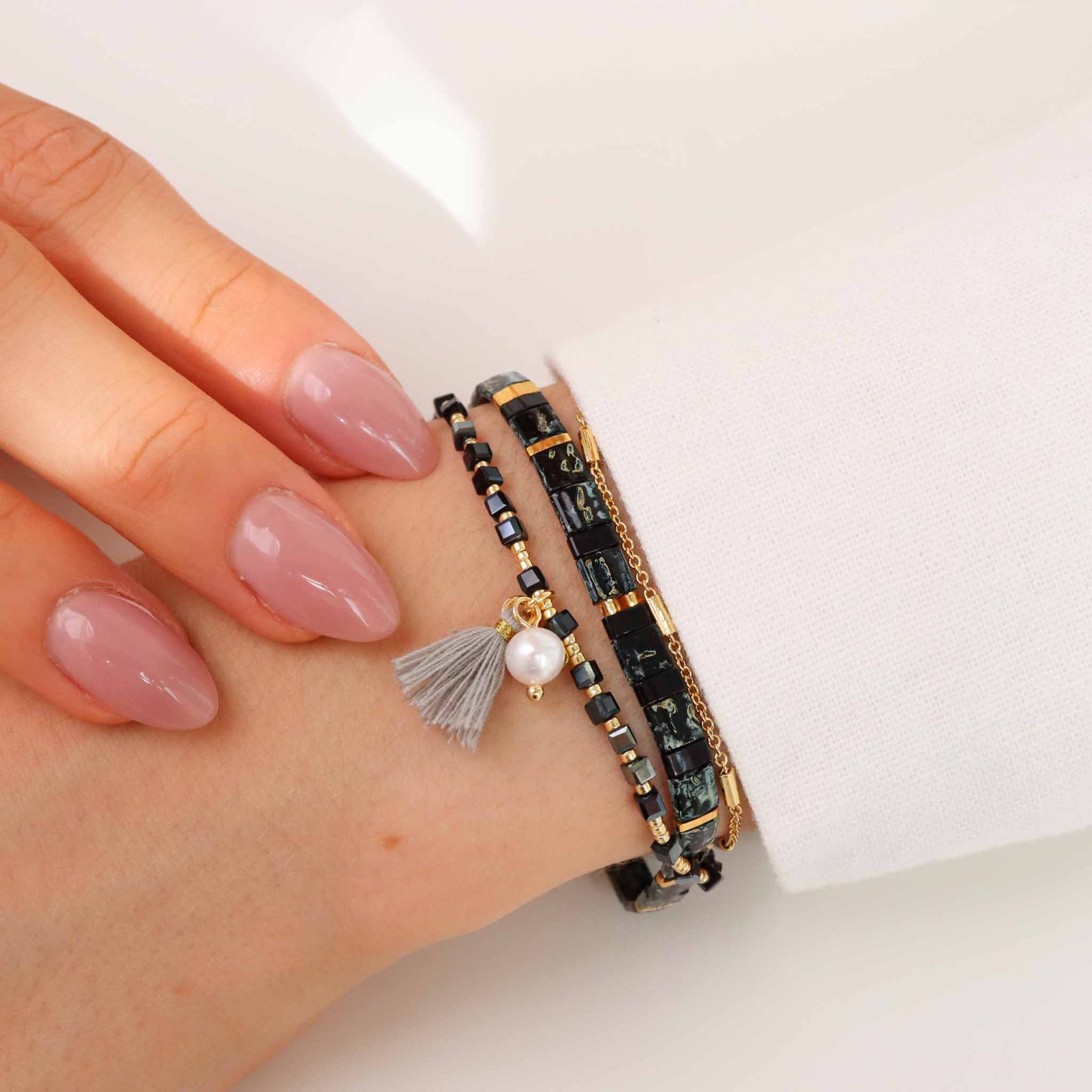 Maya Set - Tila Beads Bracelets - Etsy