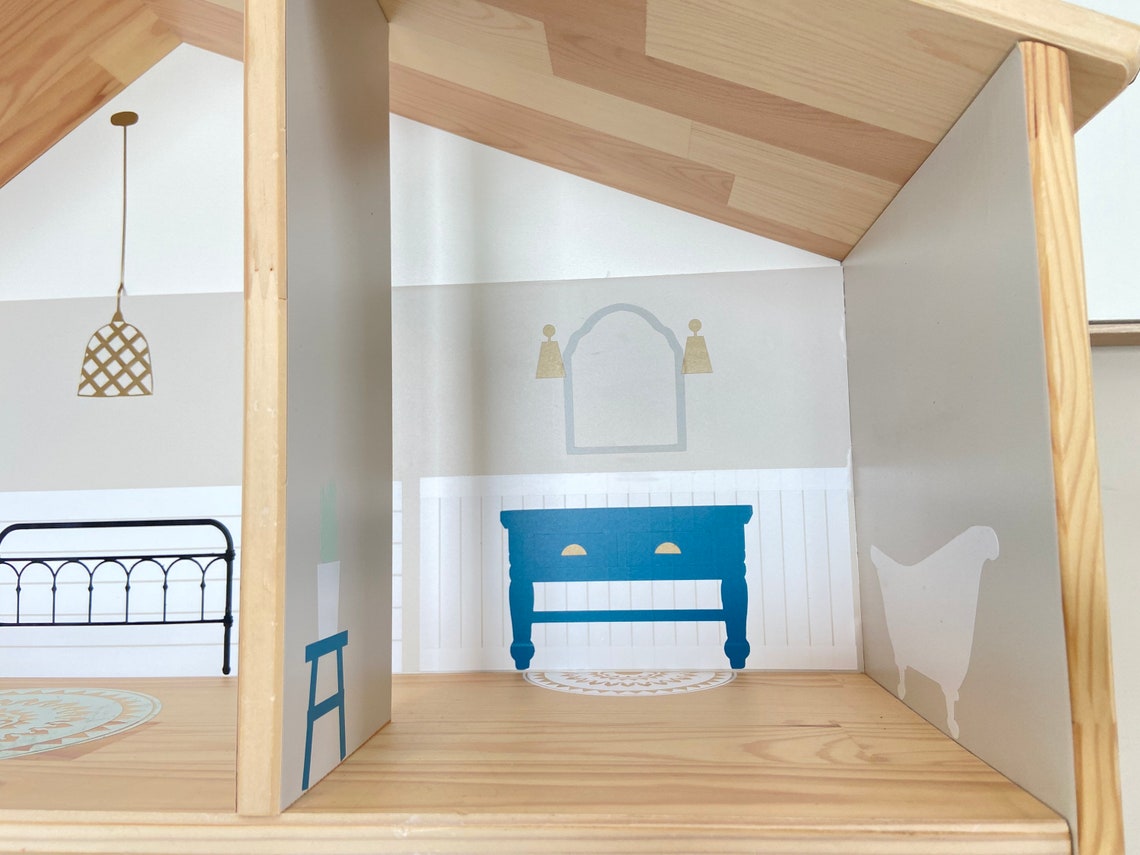 Vinyl Modern Farmhouse Dollhouse Decals - Etsy
