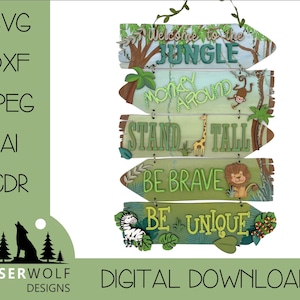 Laser Cutting File Digital Download Vector Glowforge SVG, Welcome to ...