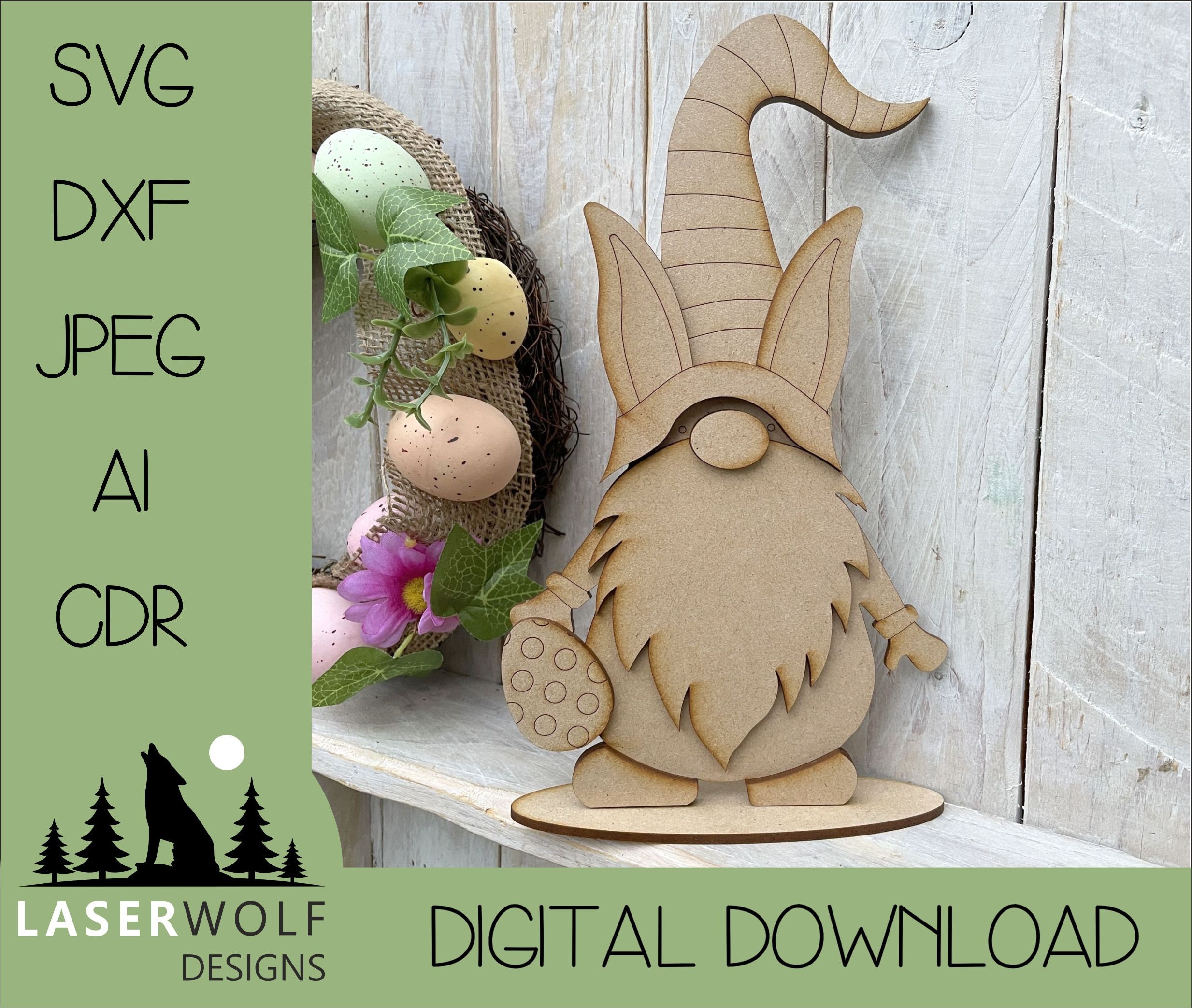 Laser Cutting File Digital Download Vector Glowforge SVG Dxf | Etsy