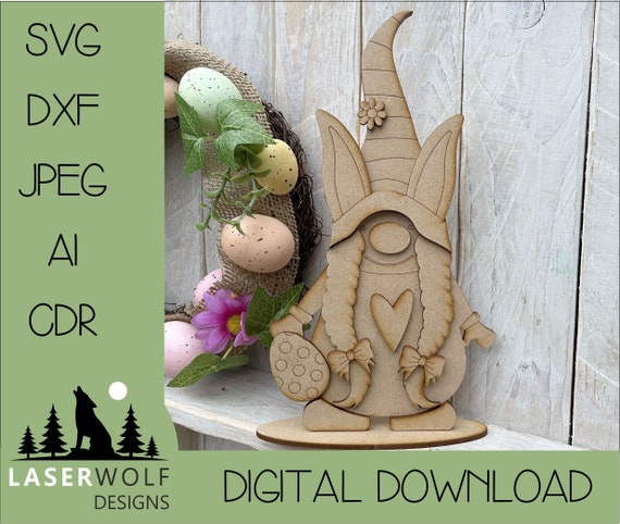 Laser Cutting File Digital Download Vector Glowforge SVG Dxf | Etsy