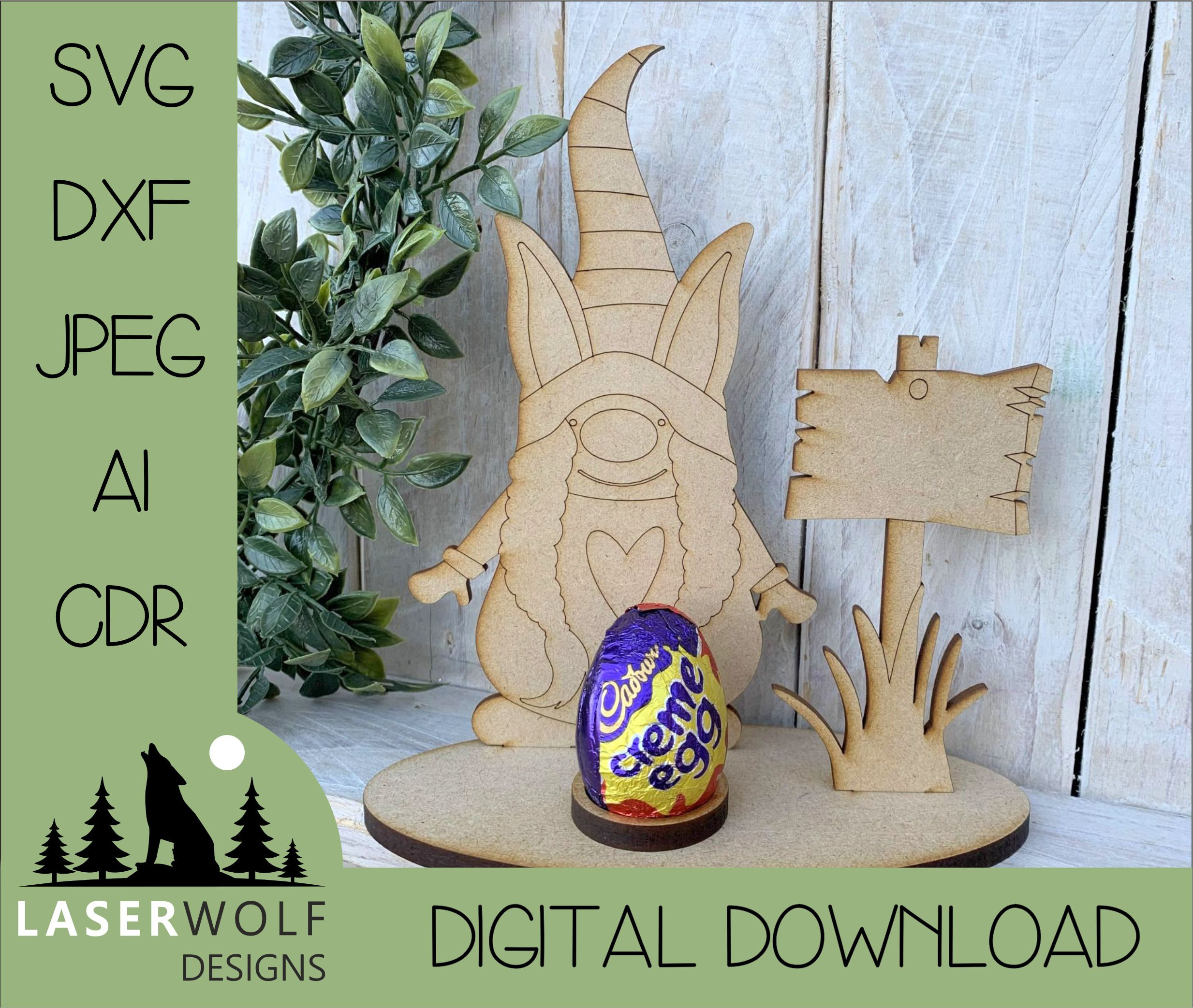 Laser Cutting File Digital Download Vector Glowforge SVG Dxf | Etsy