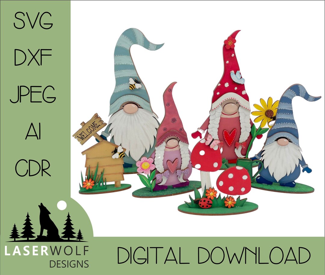 Laser Cutting File Digital Download Vector Glowforge SVG, Dxf, Ai, Cdr ...