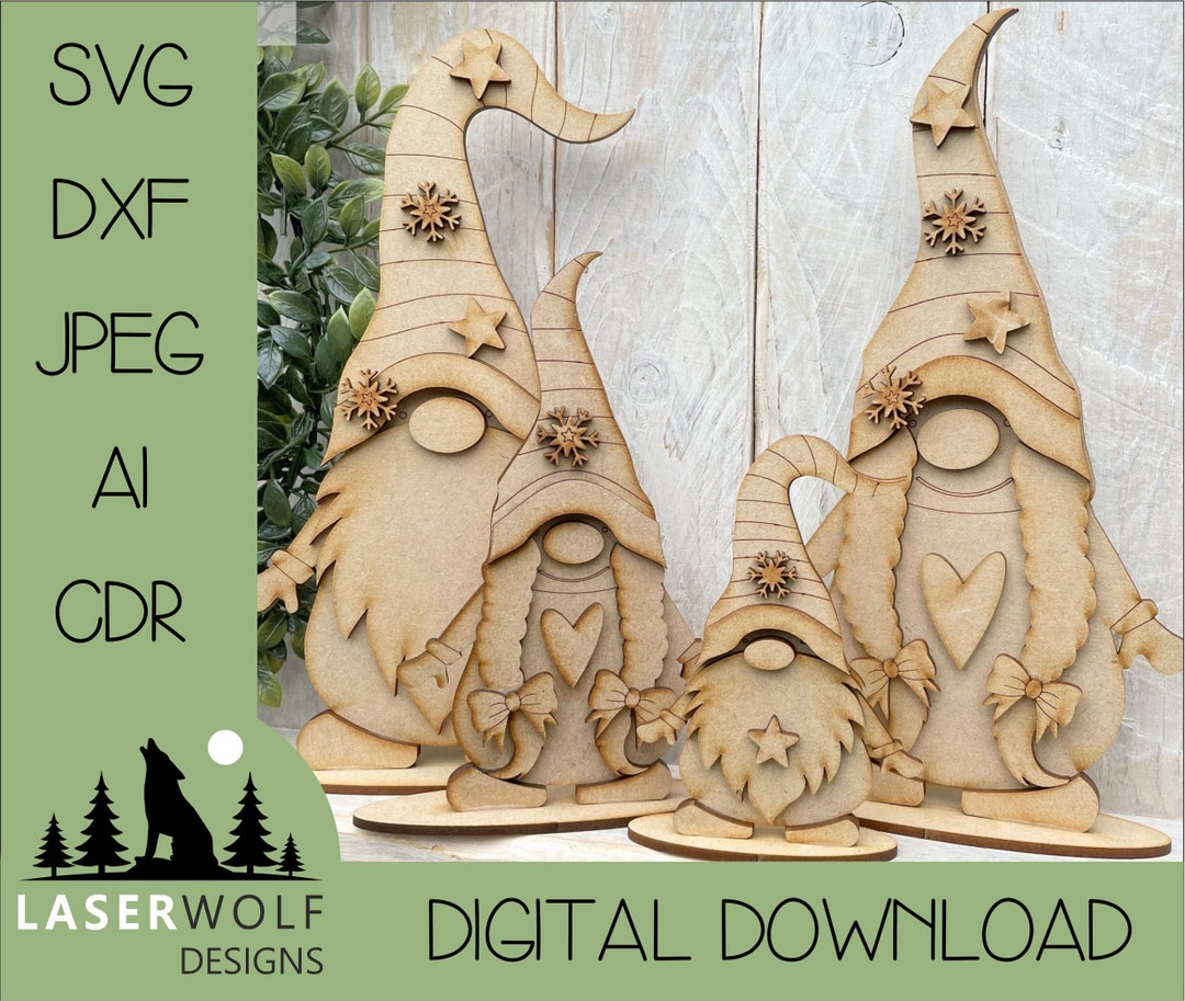 Laser Cutting File Digital Download Vector Glowforge SVG Dxf - Etsy