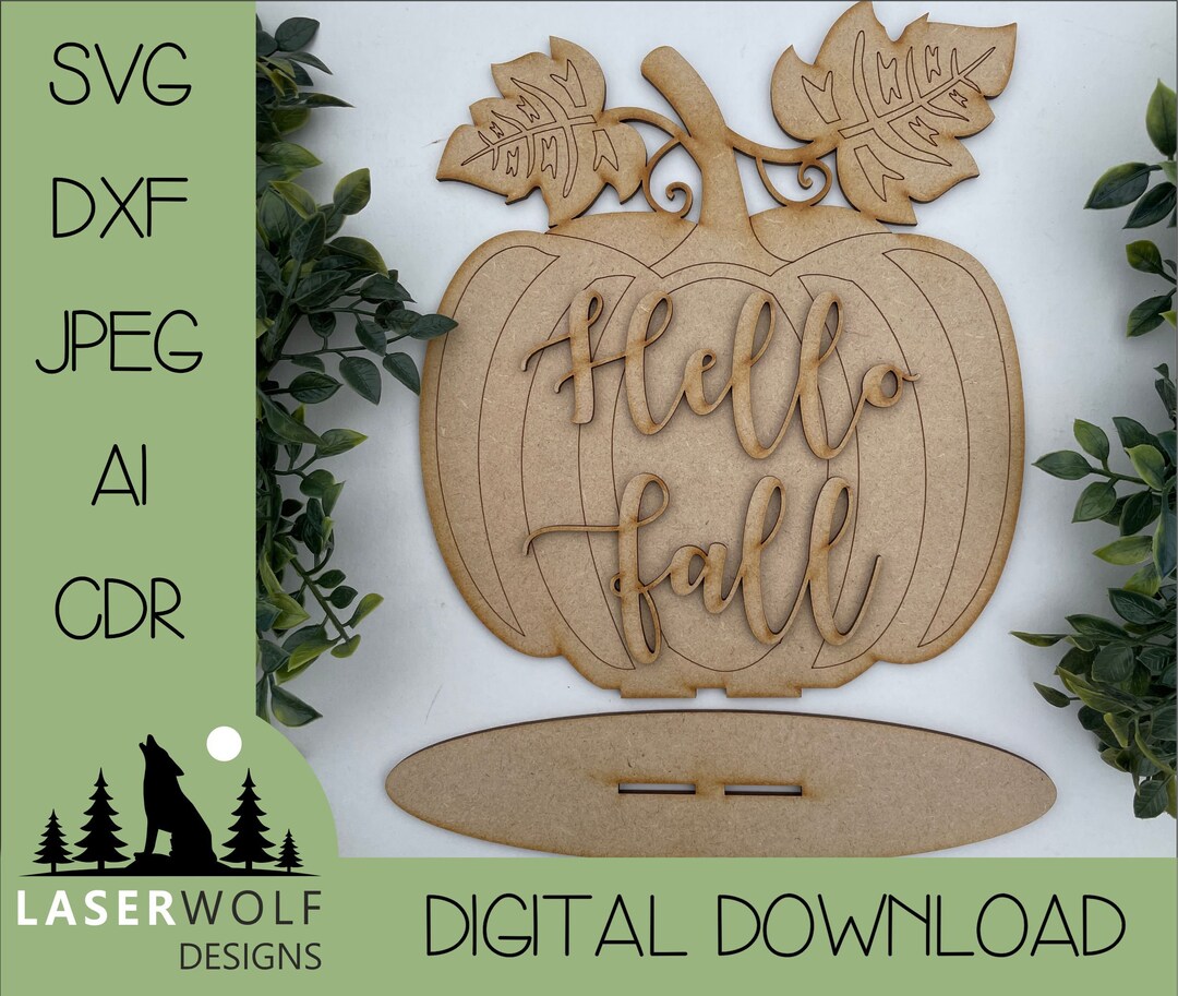 Laser Cutting File Digital Download Vector Glowforge SVG, Dxf, Ai, Cdr ...