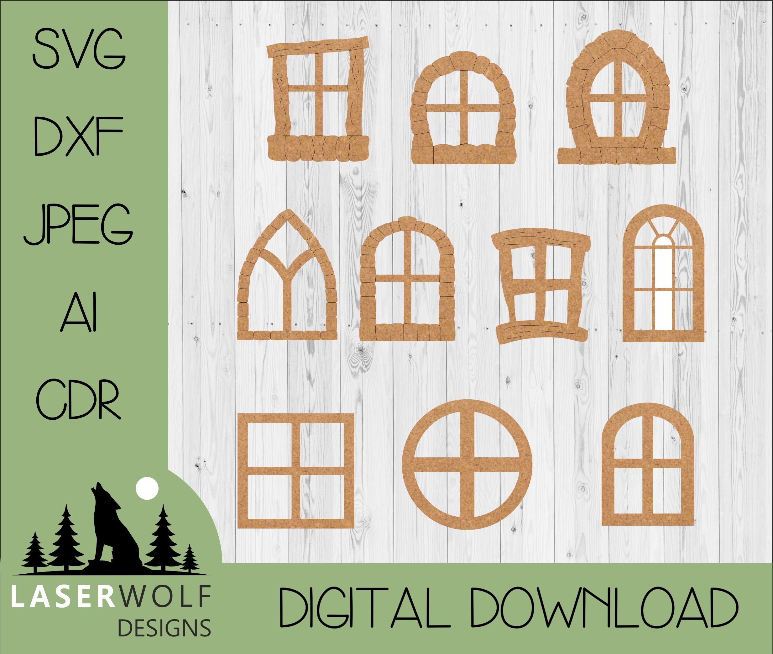 Laser Cutting Digital Download Vector Laser File Glowforge - Etsy