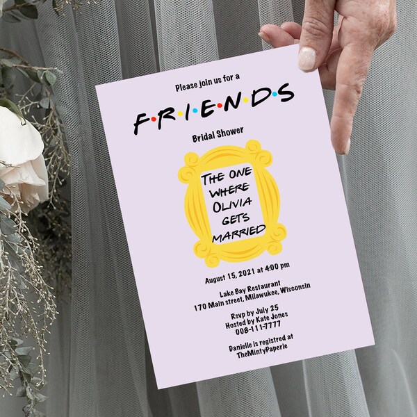 Friends Bridal Shower - Etsy